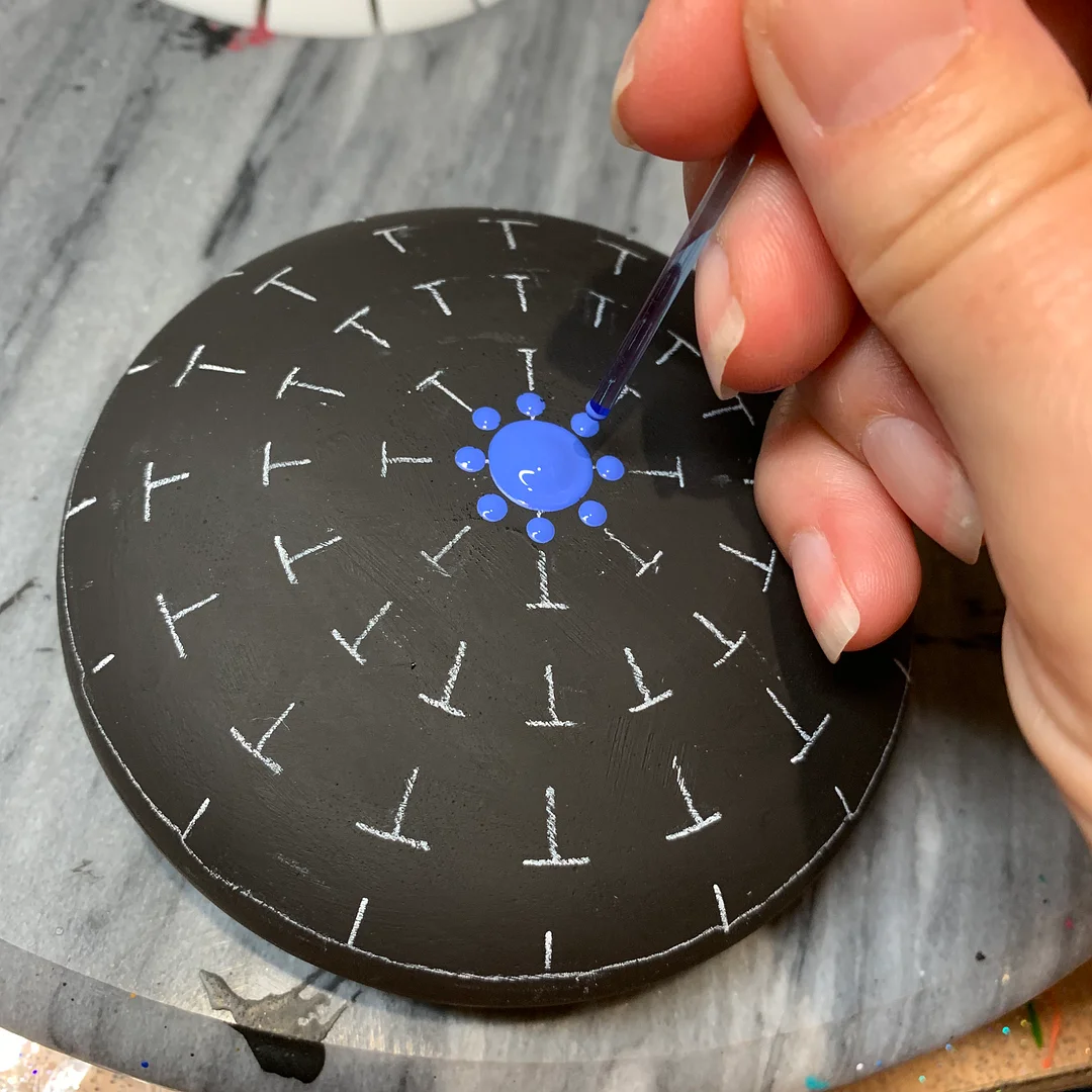 Mandala Circle Silicone Template
