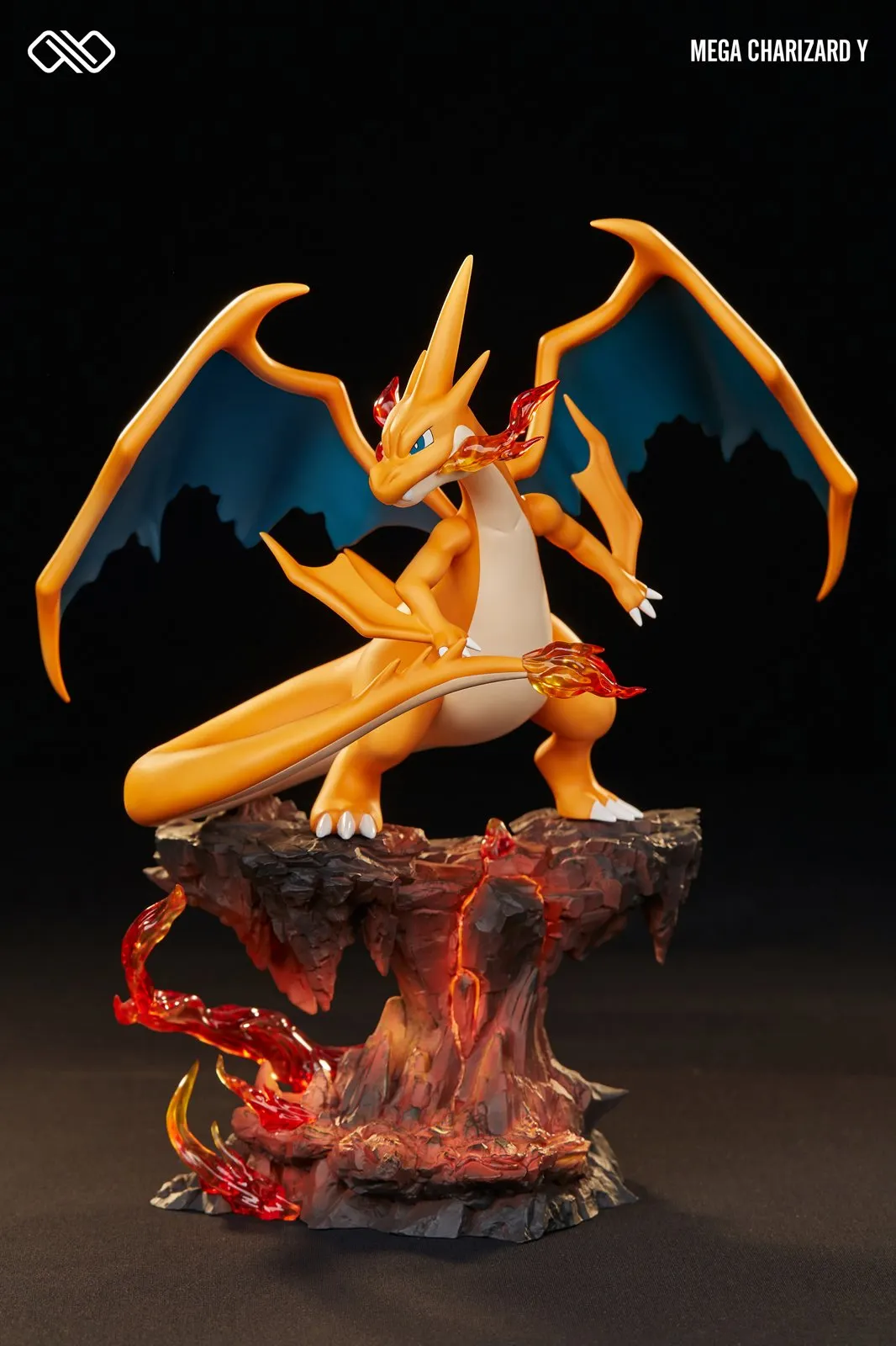 Small & Big Scale Mega Charizard X & Mega Charizard Y - Pokemon Resin ...
