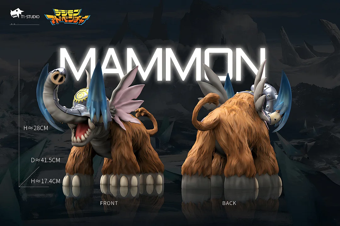 Mammothmon - Digimon Resin Statue - T1 Studio [Pre-Order]