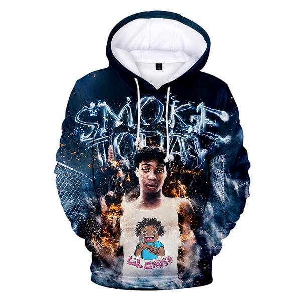 Men's Hoodies & Sweatshirts Lil Loaded Harajuku Printed Sweatshirt ...