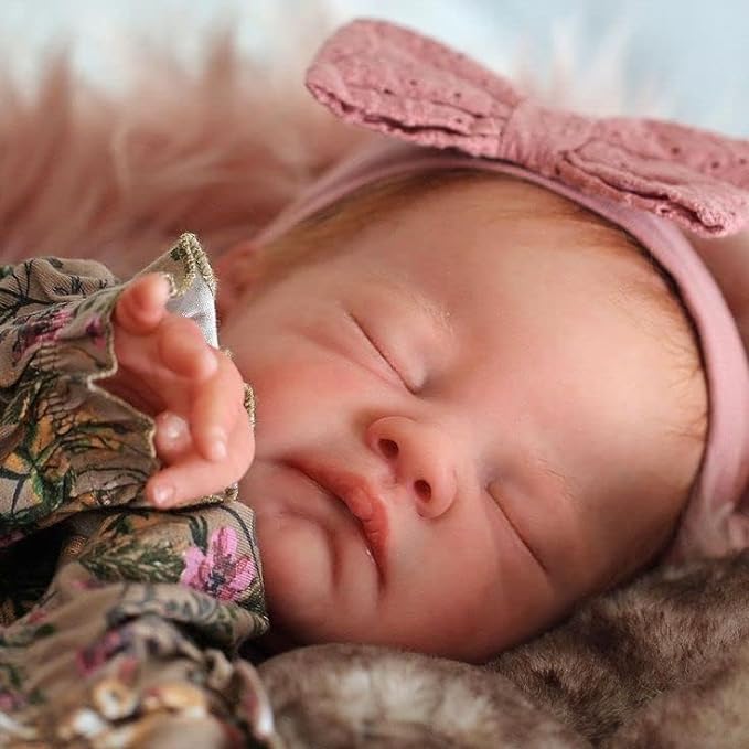 [Heatbeat Coos and Breath] 20" Handmade Lifelike Reborn Newborn Baby ...