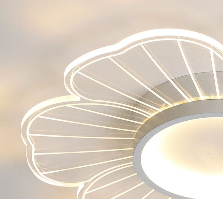 A New Modern Simple Flower Acrylic LED Bedroom Suction Lamp Creative ...