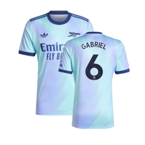 Arsenal Gabriel Magalhaes 6 Third Shirt Kit 2024-2025