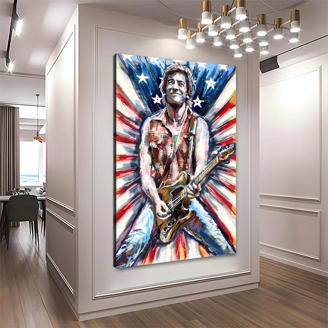 Bruce Springsteen Canvas Wall Art