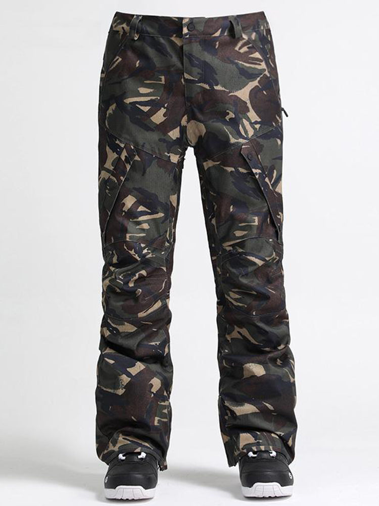 Skiiworld Men's Mountains Challenge Winter Outdoor Camo Snowboard Pants