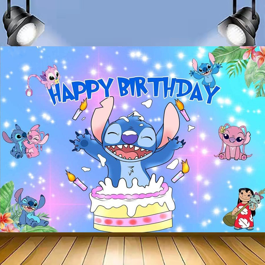 Shop Affordable Lilo and Stitch Party Backdrop for Birthday