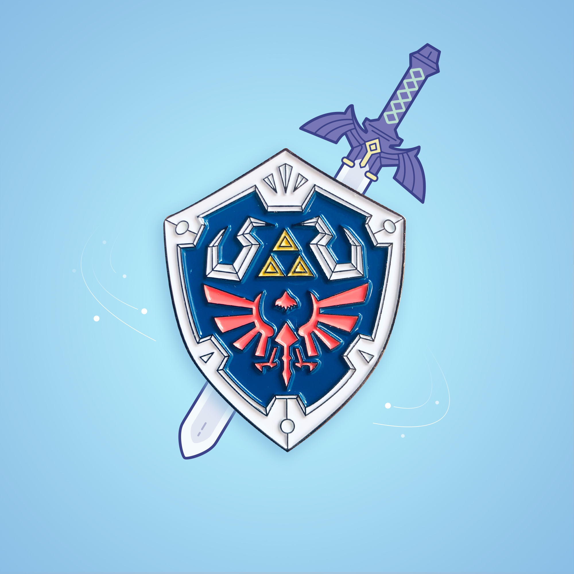 Hylian Shield Pins