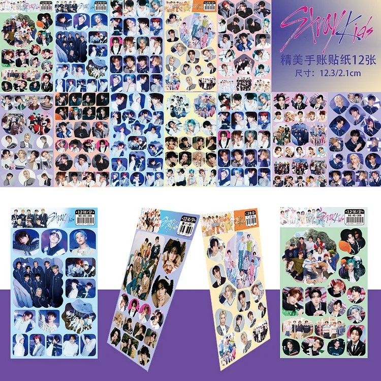 Stray Kids 4th Fanmeeting Skz’s Magic School Handbook Stickers