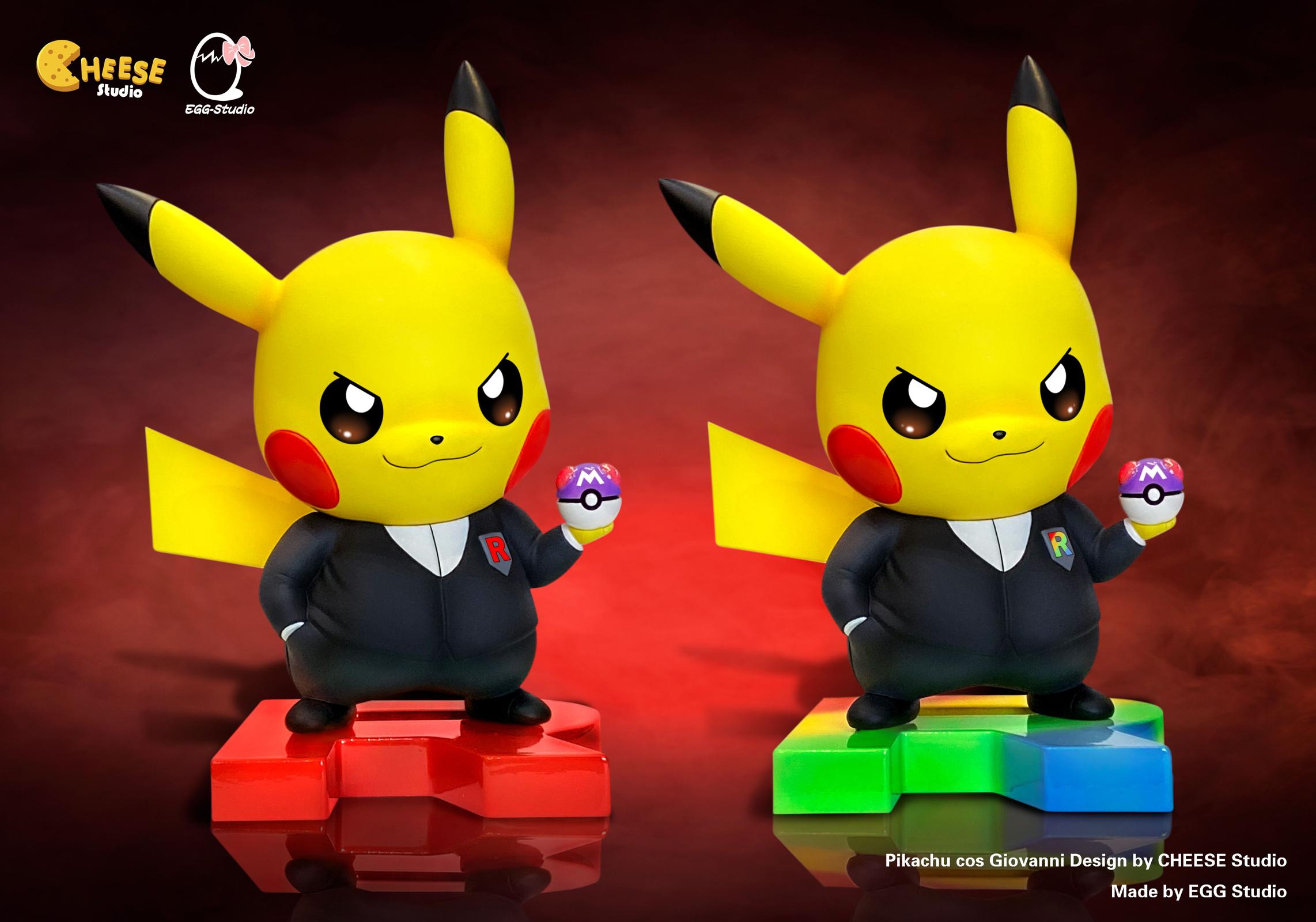 Giovanni Cosplay Pikachu - Pokemon Resin Statue - CHEESE Studio
