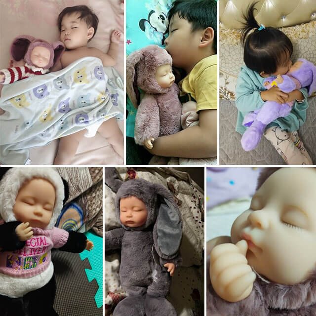 Silicone Sleeping Baby Doll: Little Girls' Pretend Play Game Toy