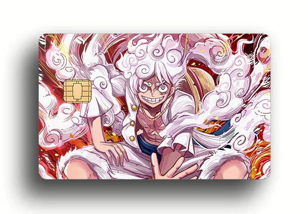 LUFFY GEAR 5TH CREDIT CARD STICKER