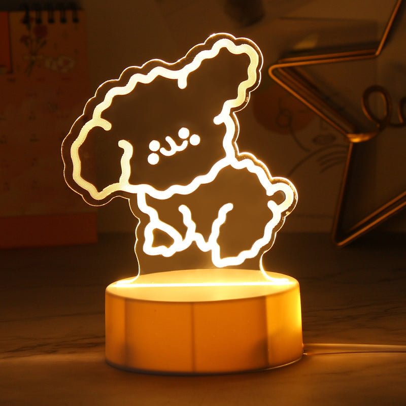 Cute 3D Acrylic Lamp