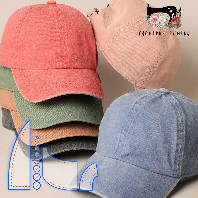 Baseball Cap Template Set