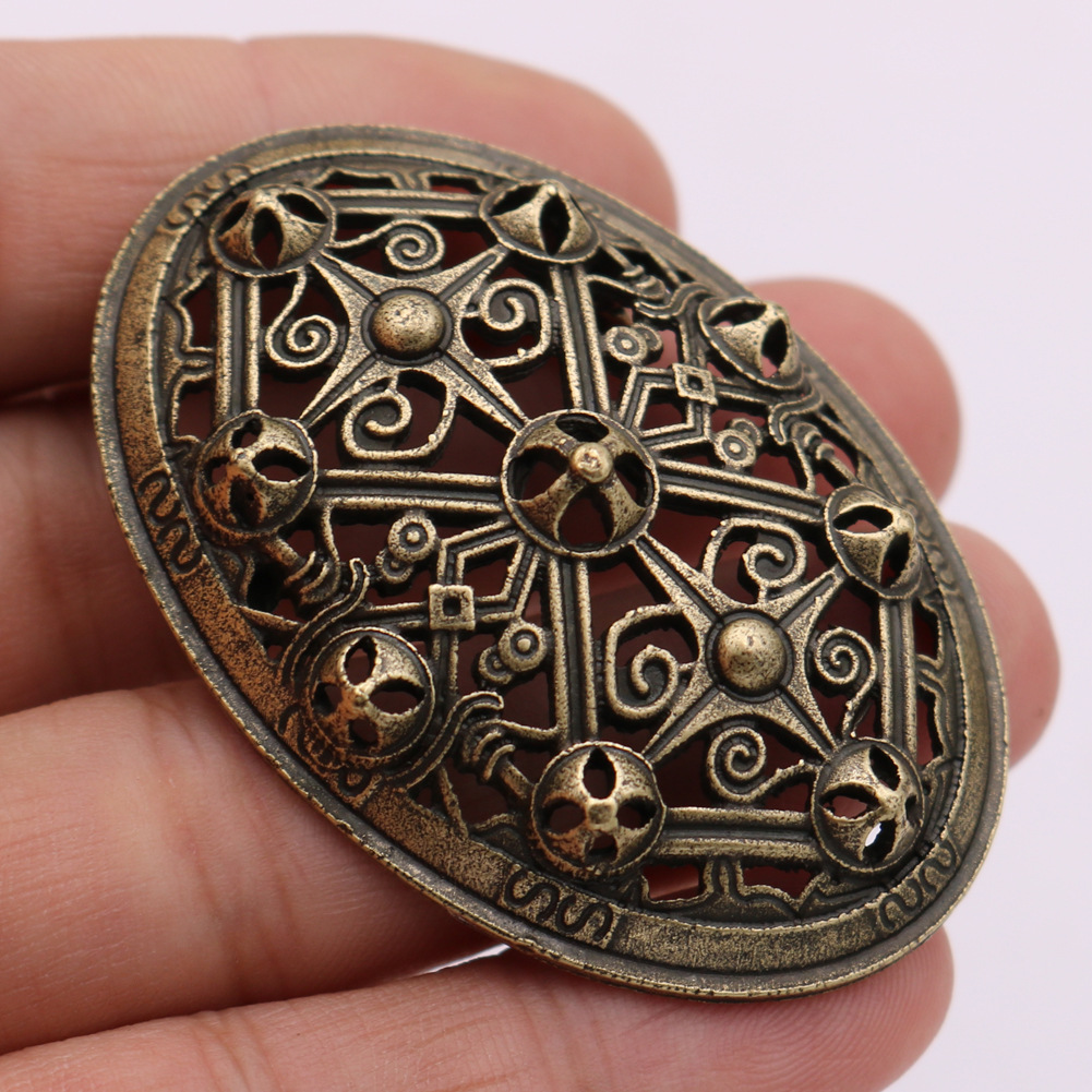 Mature Women Vintage Metal Viking Series Brooch - Older In Fashion Store