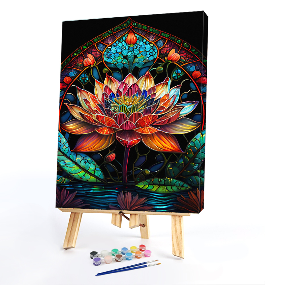 Lotus(50*40CM)-Painting By Numbers