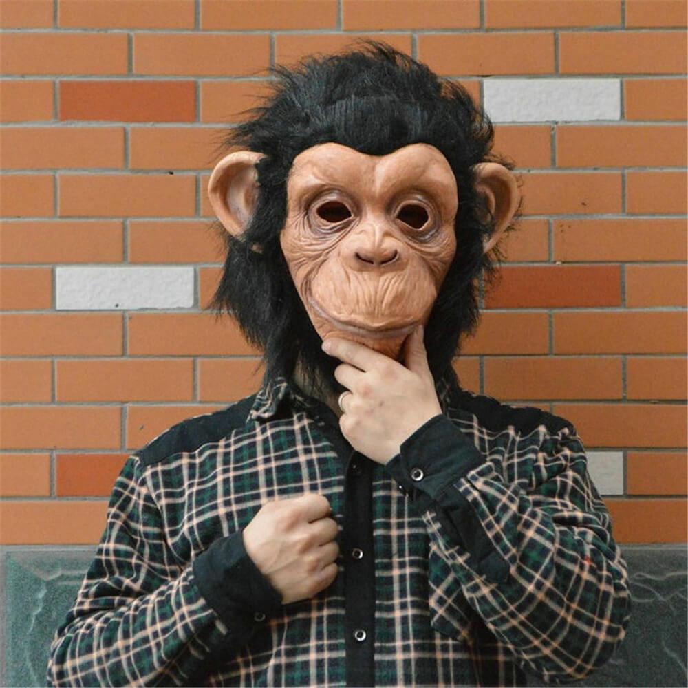 Halloween Monkey Mask Chimp Mask