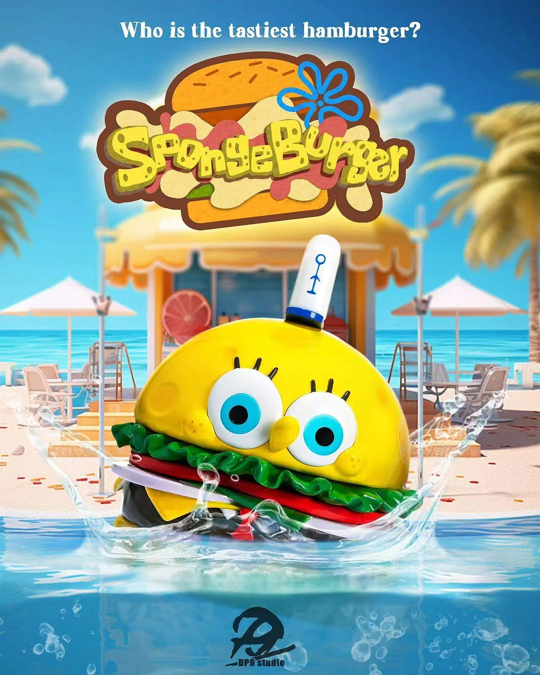 SpongeBob SquarePants Cosplay Burger - SpongeBob SquarePants Resin ...