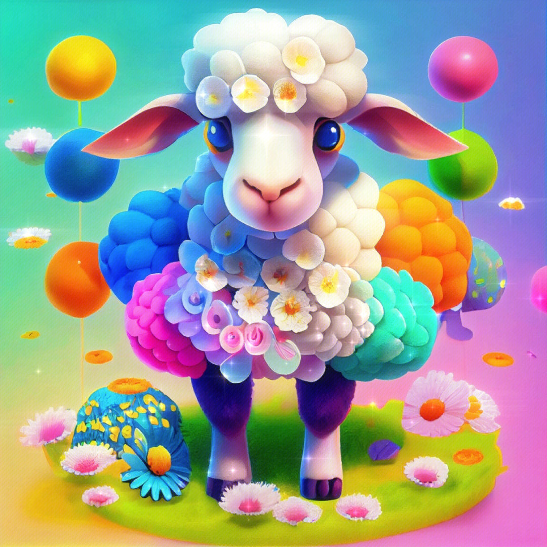 Diamond Painting - Animal Sheep