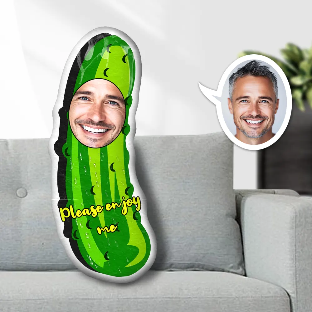 Custom Photo Face Pillow, Please Enjoy Me Face Pillow, Face Picture ...