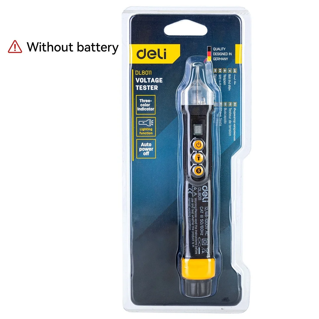 Deli Electronic Contactless Test Pen 1000V AC Power Supply Voltage ... Deli Electronic Contactless Test Pen 1000V AC Power Supply Voltage ...