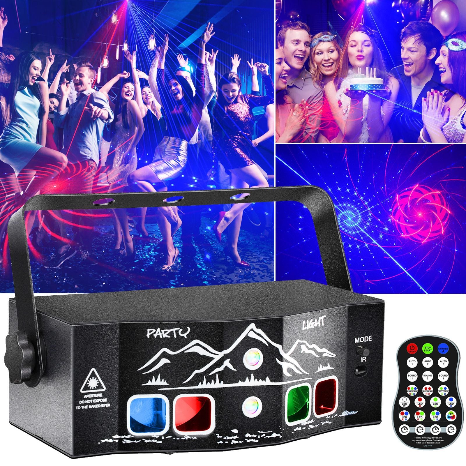 SAKER® Aurora Beam Party Light