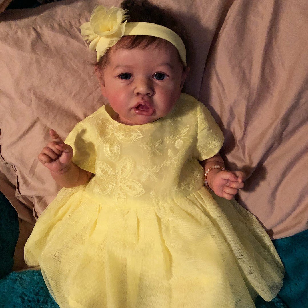 20'' Little Perry Reborn Baby Doll Girl, RealisticLifelike Newborn Baby ...