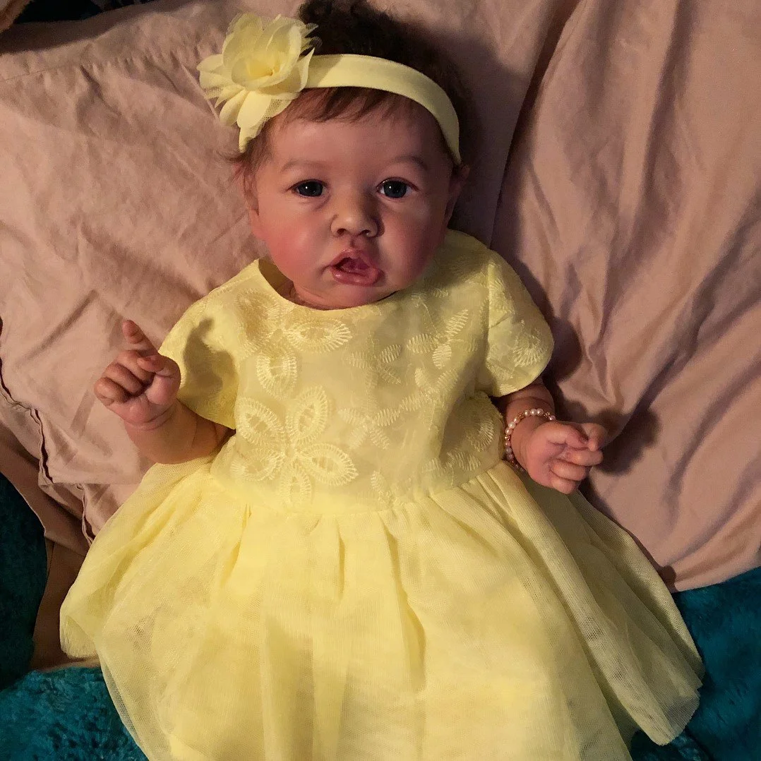 20'' Little Perry Reborn Baby Doll Girl, RealisticLifelike Newborn Baby ...