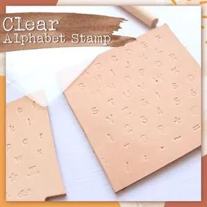 Leather Alphabet Stamp Set