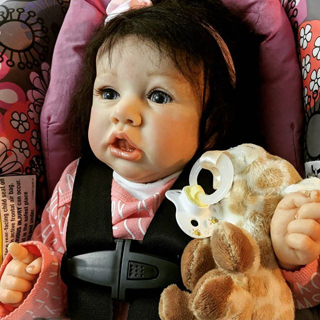 20'' Reborn Baby Girl Yob, Realistic Lifelike Handmade Doll Gift