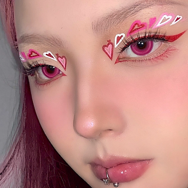 【NEW】Candy Pink Colored Contact Lenses