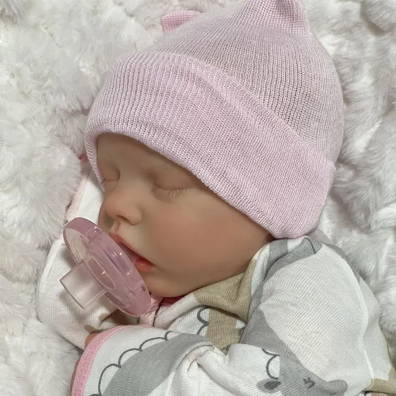 17" Super Realistic Silicone Reborn Sleeping Baby Girl Dolls Joa ...