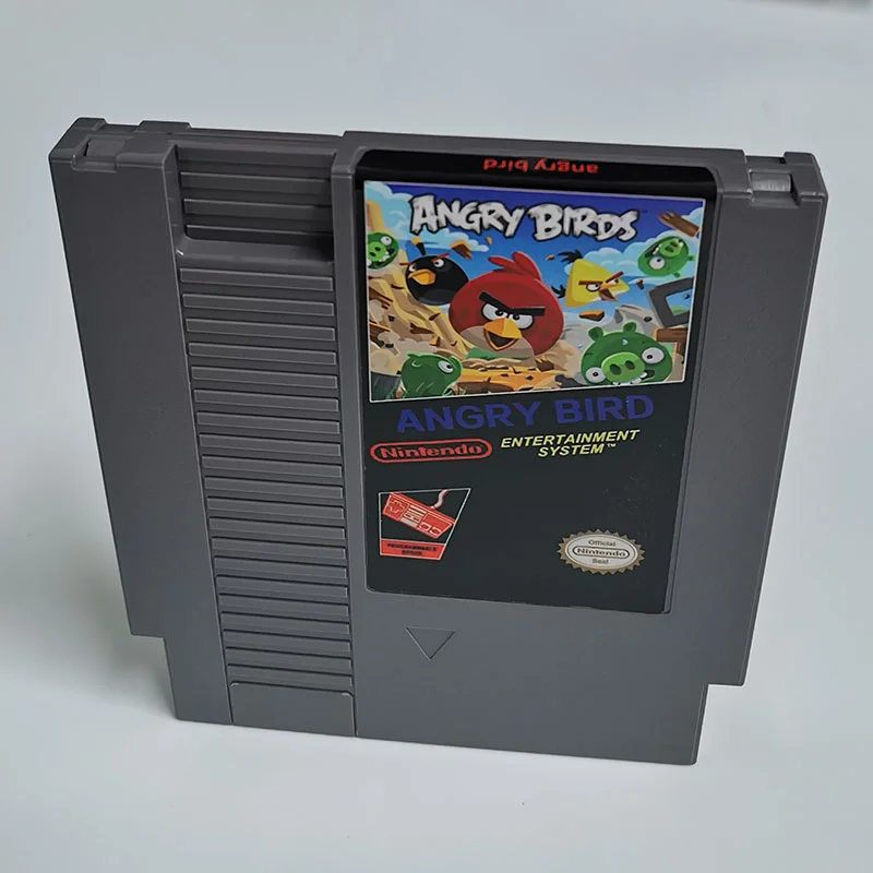8 Bit NES Game Card - Angry Birds - NES Games Cartridge - For NES ...
