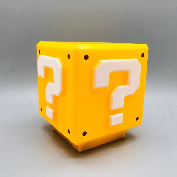 Super Mario Bros LED Question Mark Brick Night Light