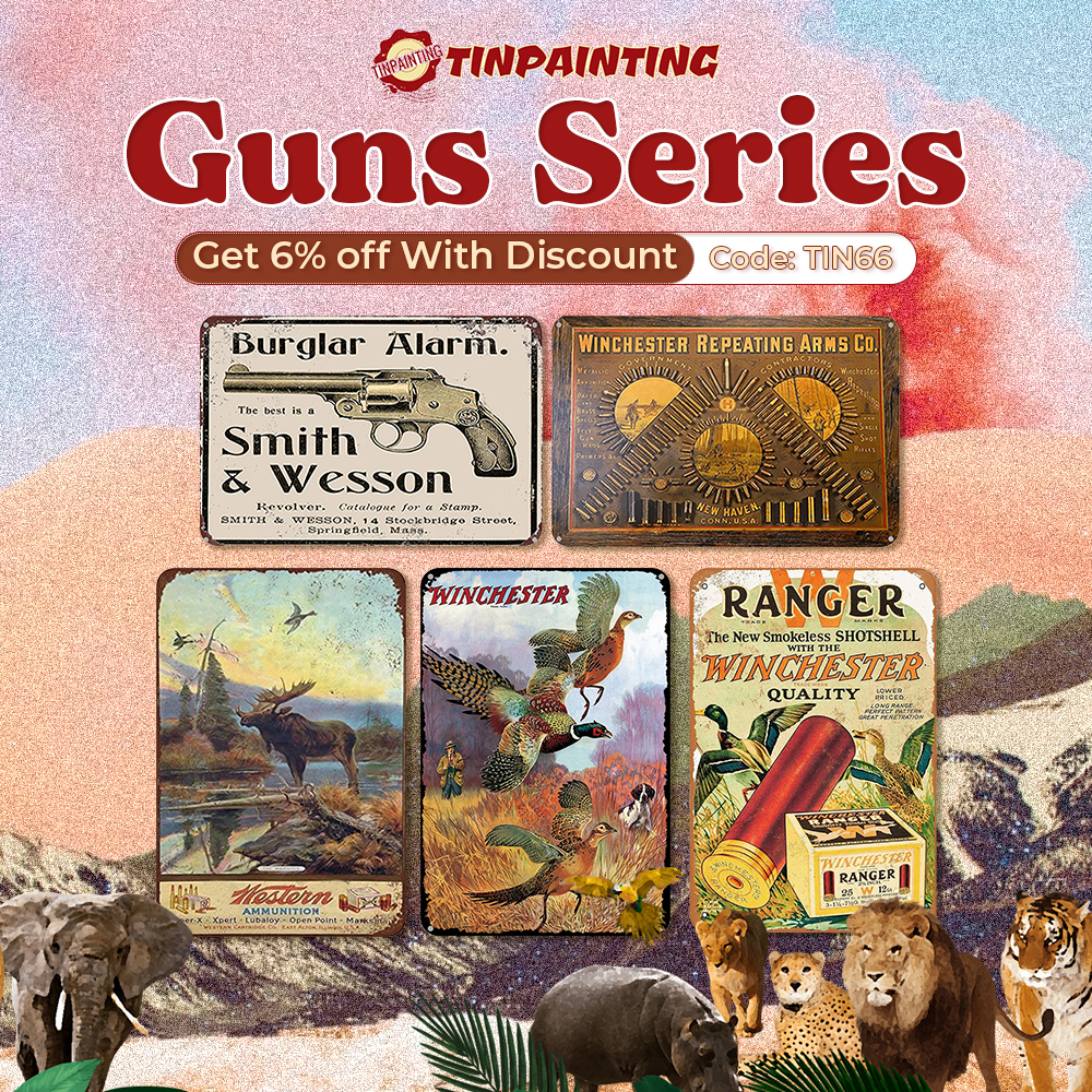 Tinpainting丨10,000+ products Vintage Metal Tin Sign Vintage Sheet Strip ...