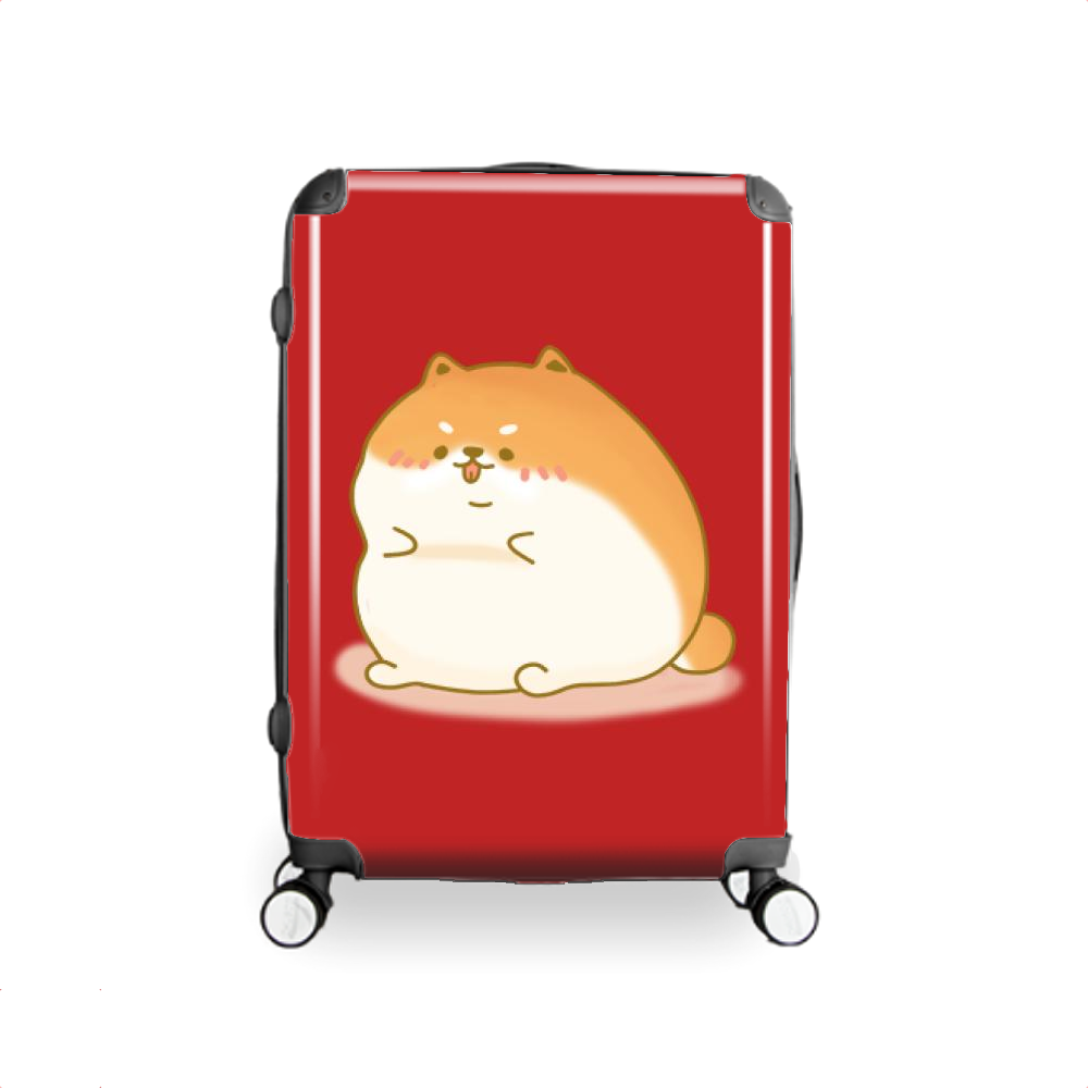 Soft Toast Bread, Shiba Inu Hardside Luggage