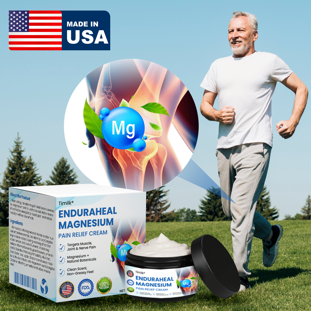 Timilk® EnduraHeal Magnesium Pain Relief Cream (Treats Arthritis ...