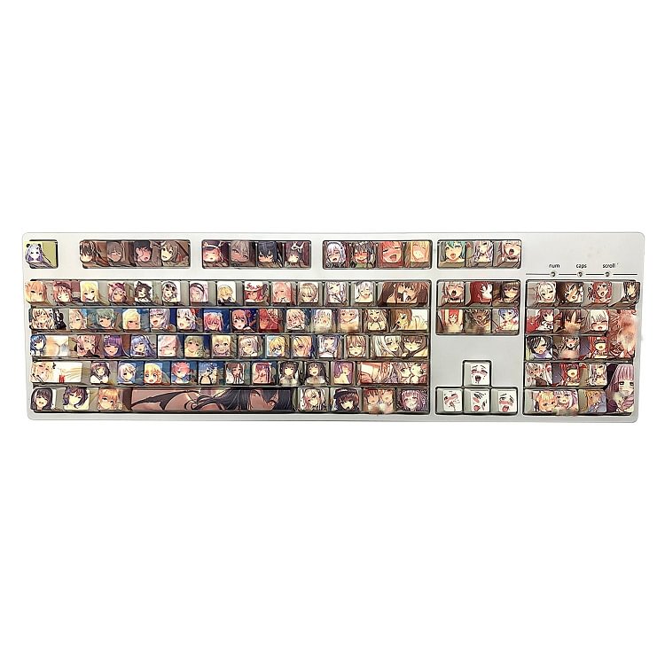 Japanese Anime Girl Keycap Set