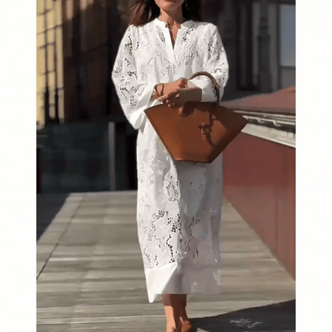 Hafina - Luxurious Lace Maxi Dress