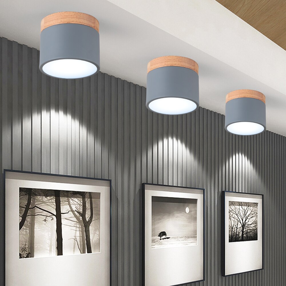 Ceiling Lamp Nordic Round diameter 9cm corridor Aisle small Cylindrical ...