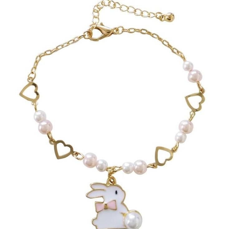 Little White Rabbit Pearl Bracelet