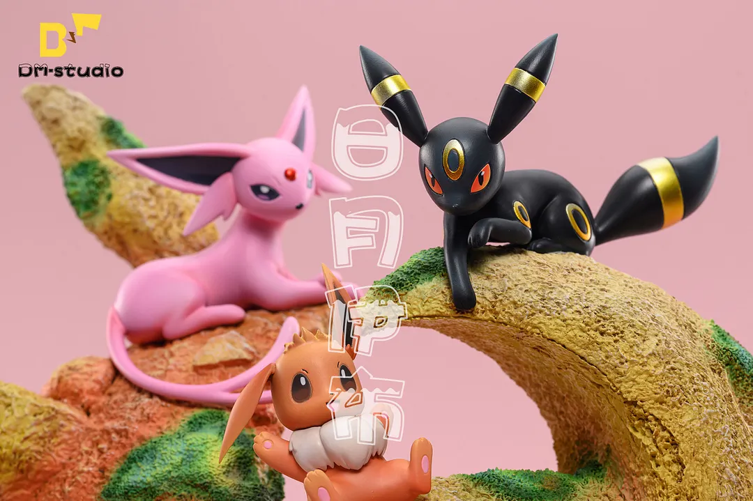 Eevee & Espeon & Umbreon - Pokemon Resin Statue - DM Studios [In Stock]