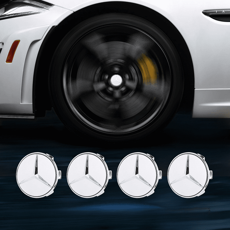 Greetlight Mercedes-Benz-Compatible Magnetic Suspension Hub Caps & LED ...