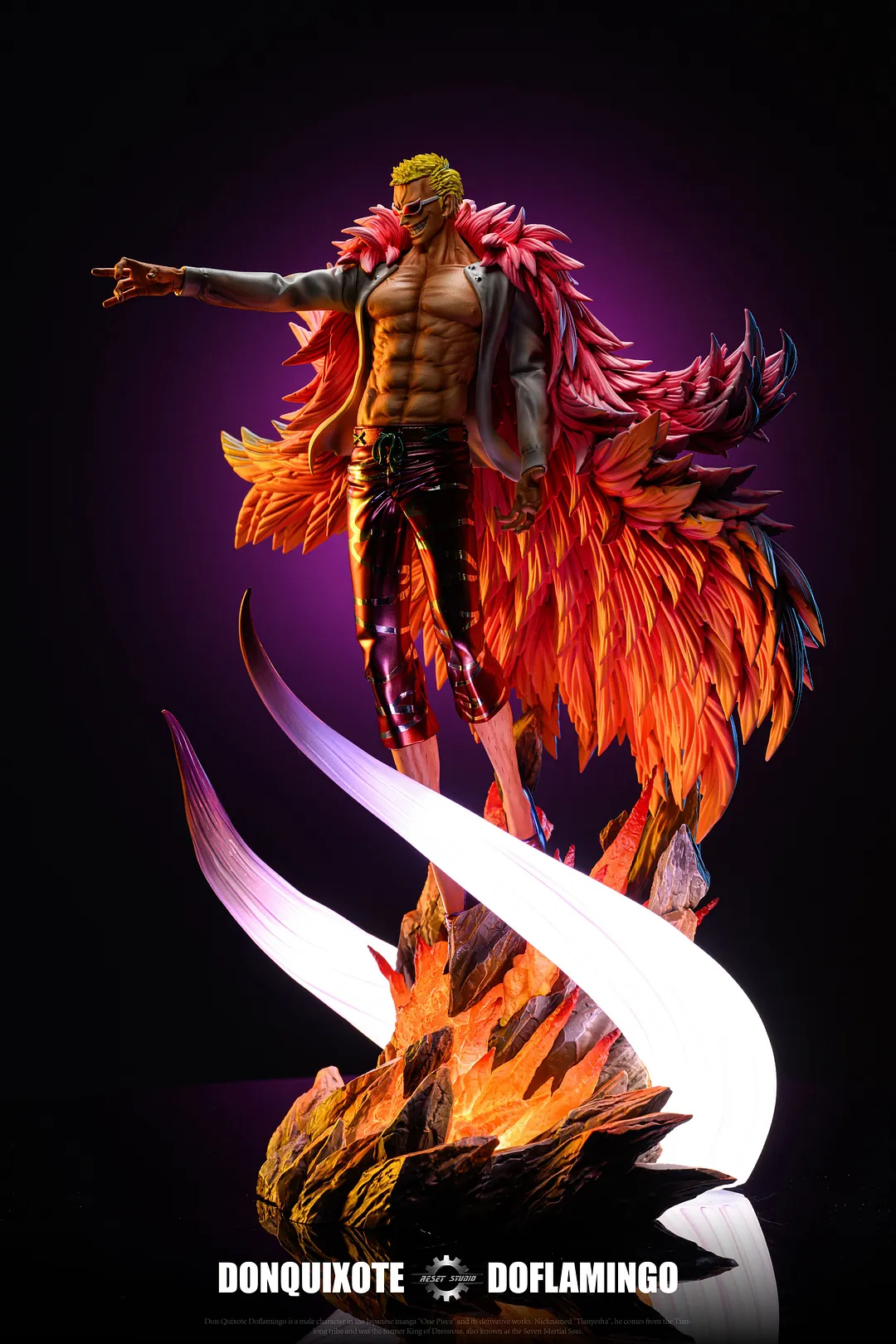 POP Scale Holy Bullet Donquixote Doflamingo with LED - ONE PIECE Resin ...