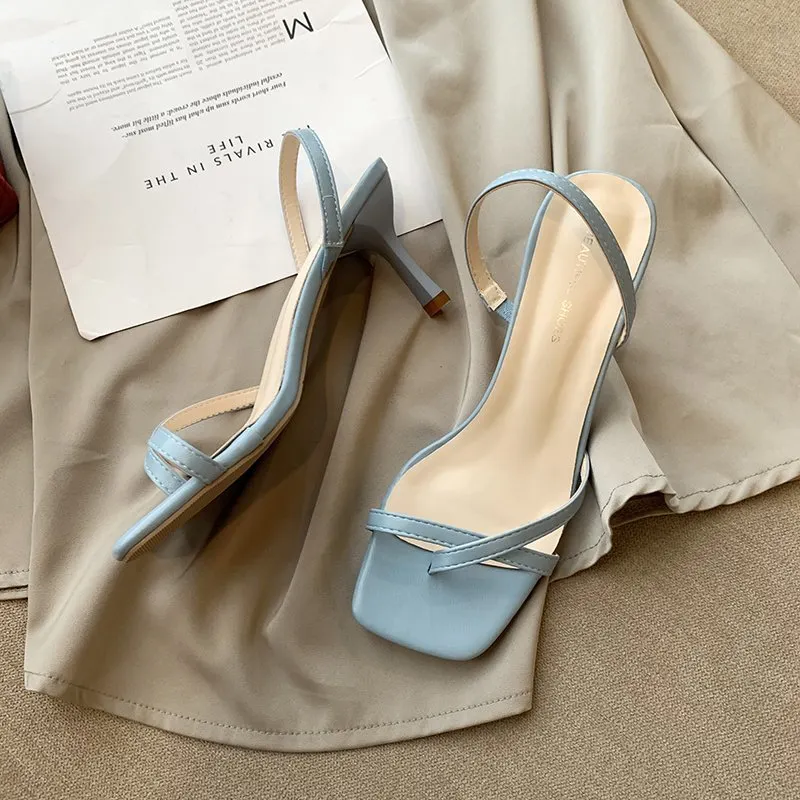 Yyvonne 7CM High Heel Sandals Women's Thick Section 2022 New ...