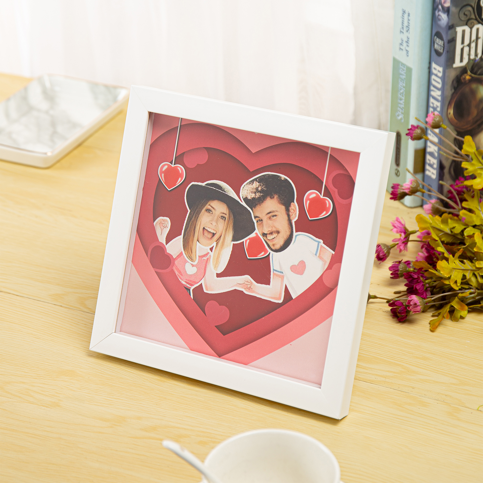 Personalized Couple Stereo Photo Frame