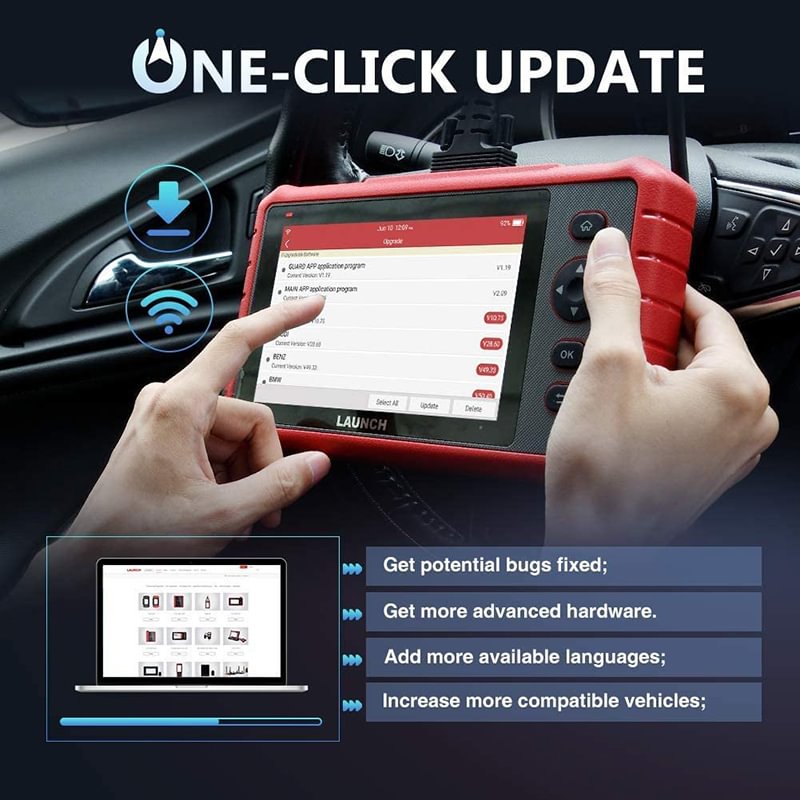 Launch X431 CRP909X OBD2 Scanner Full System Diagnostic Tool