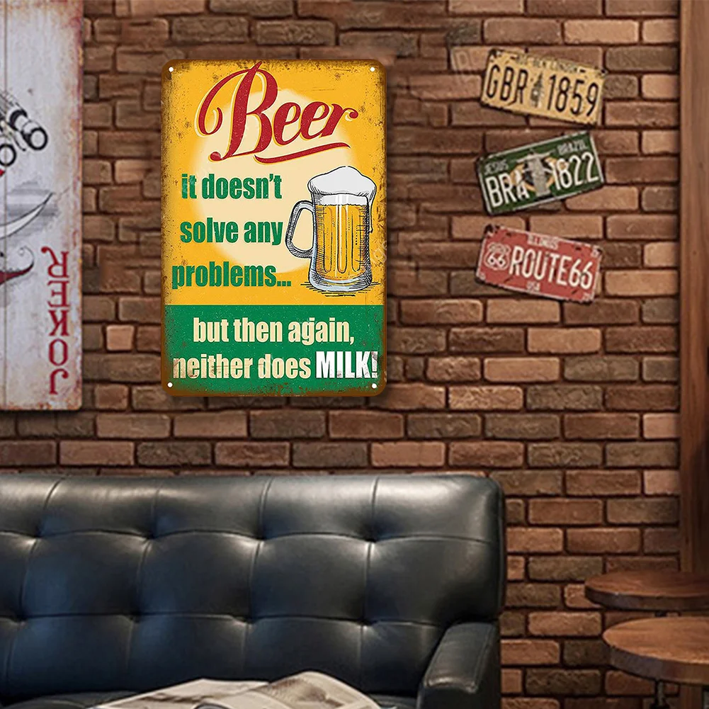 Beer Metal Signs 8*12Inch