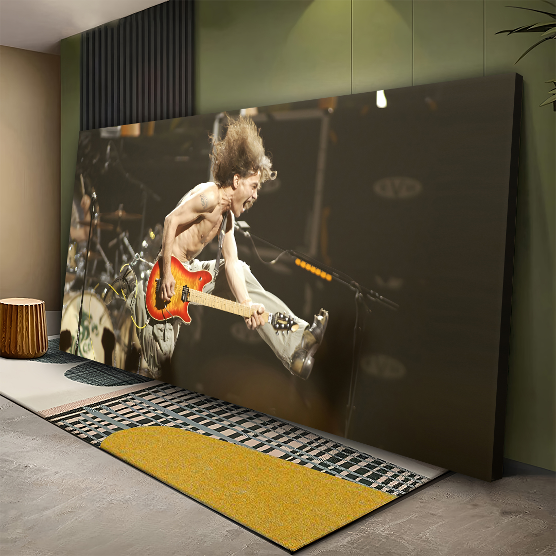Eddie Van Halen Jump Canvas Wall Art