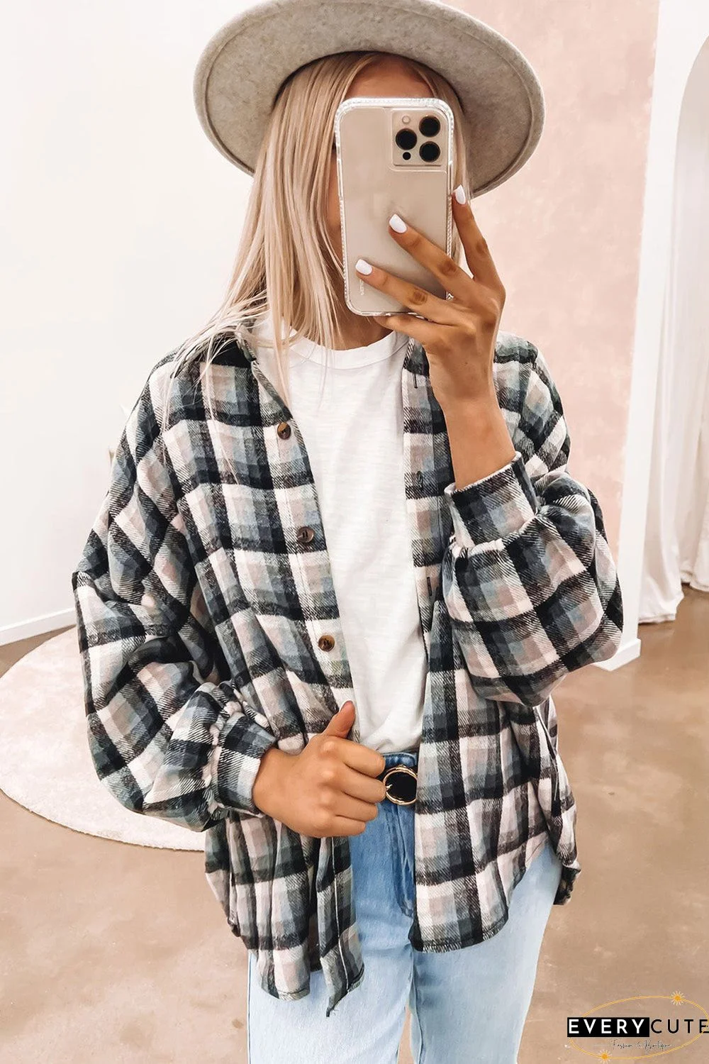 Black Plaid Color Palette Jackets