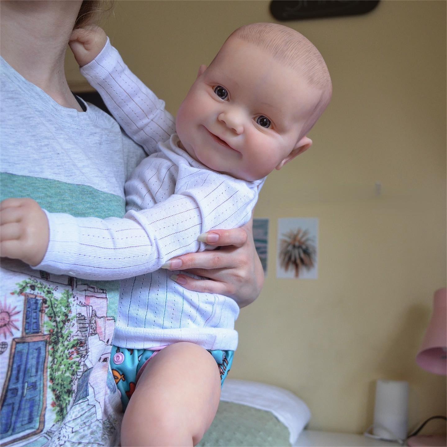 Adorable Baby Maynard Full Body Silicone Extremely Flexible Doll
